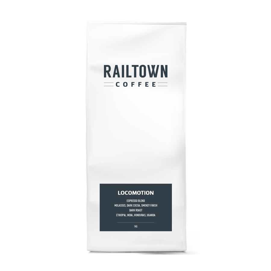 Locomotion Espresso Coffee (1kg) – Railtown Coffee